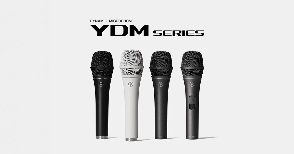Nouvelle série de microphones dynamiques YDM : un son naturel et ...